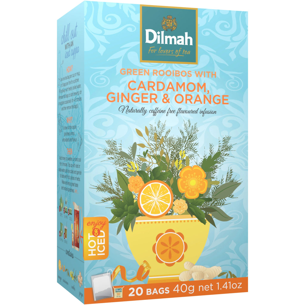 Cardamom, Ginger & Orange Infusion 20 Tea Bags – Dilmah New Zealand