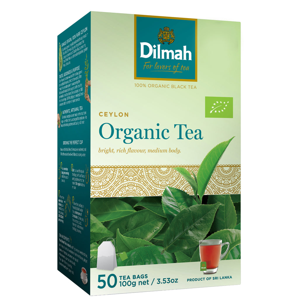Premium Organic 50 Tagged Tea Bags – Dilmah New Zealand