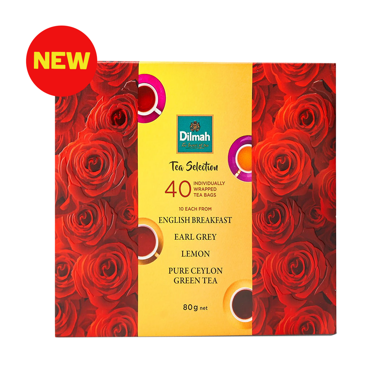 Tea Selection Gift Pack 40 Enveloped Tea Bags – Dilmah New Zealand