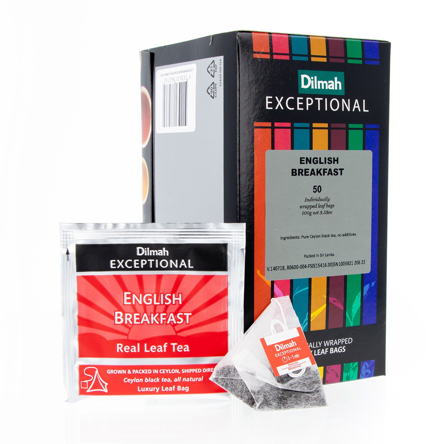 Exceptional English Breakfast 50 Enveloped Tea Bags – Dilmah New Zealand