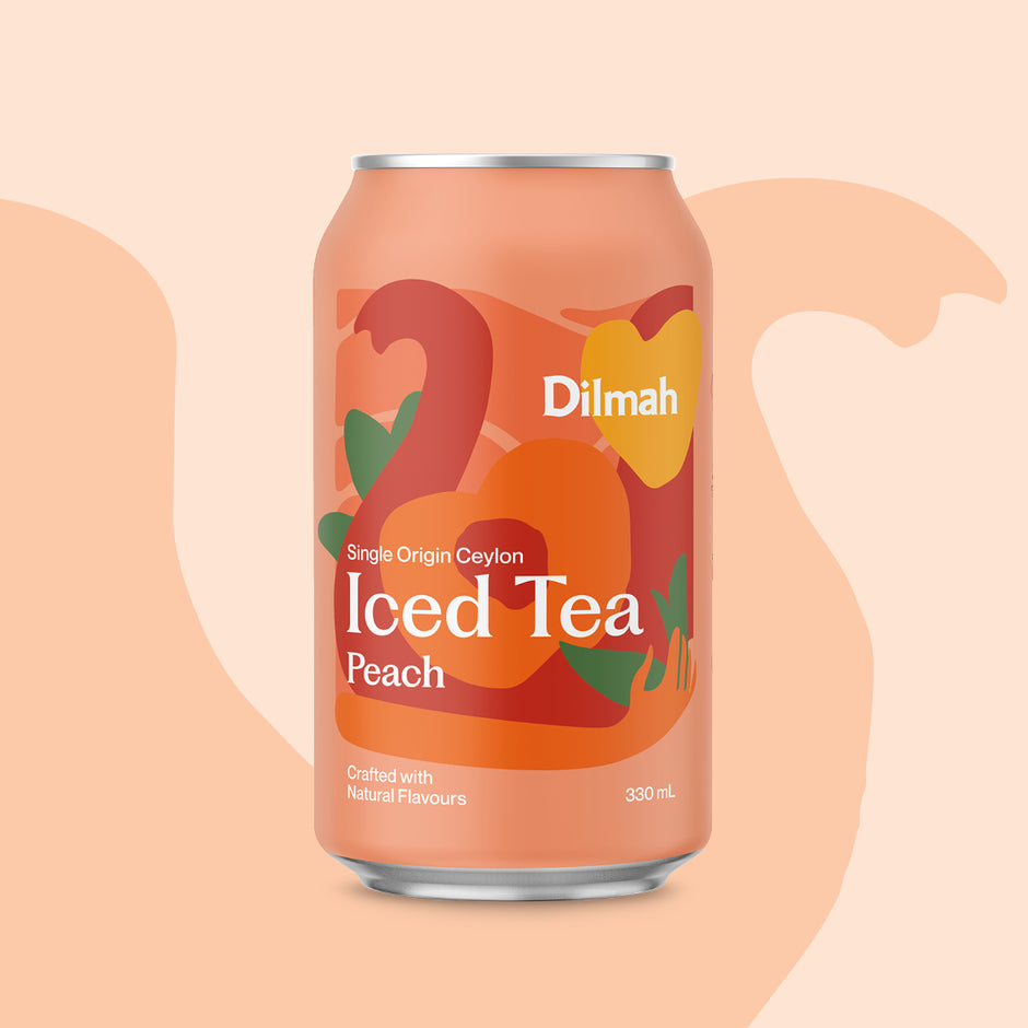 Dilmah Peach Iced Tea Cans 4 x 330mL – Dilmah New Zealand