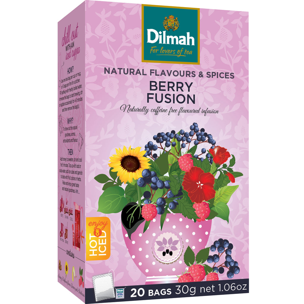 Berry Fusion Infusion 20 Tea Bags – Dilmah New Zealand