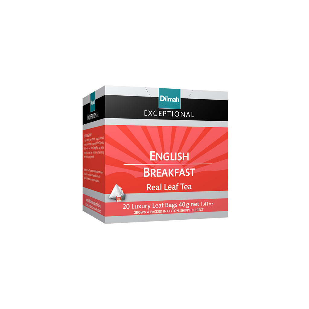 EXCEPTIONAL English Breakfast Tea 20 Pyramid Tea Bags INN – Dilmah New ...