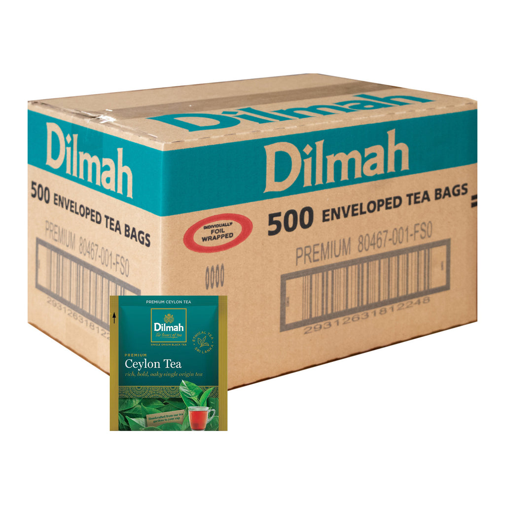Premium Ceylon Black Tea 500 Enveloped Tea Bags – Dilmah New Zealand